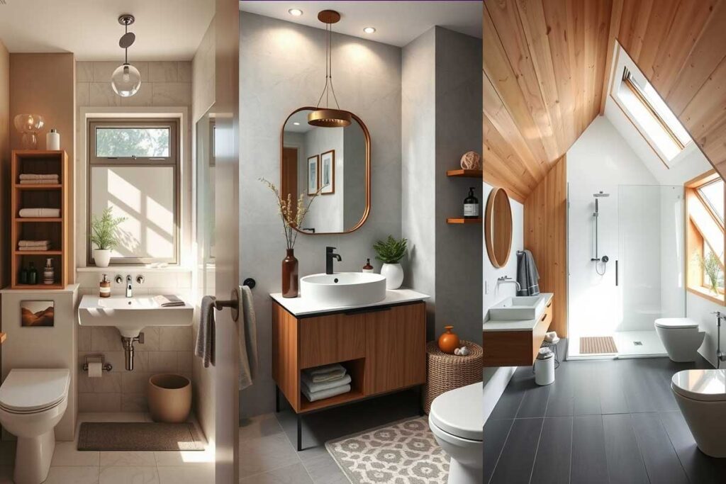 Small Bathroom Ideas for Perfect Placement and Material Choices