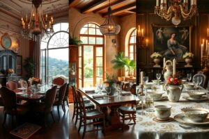 1 Stunning Luxurious Italian Dining Room Design