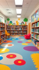 40 Elegant Rug Ideas to Transform Your Library Space