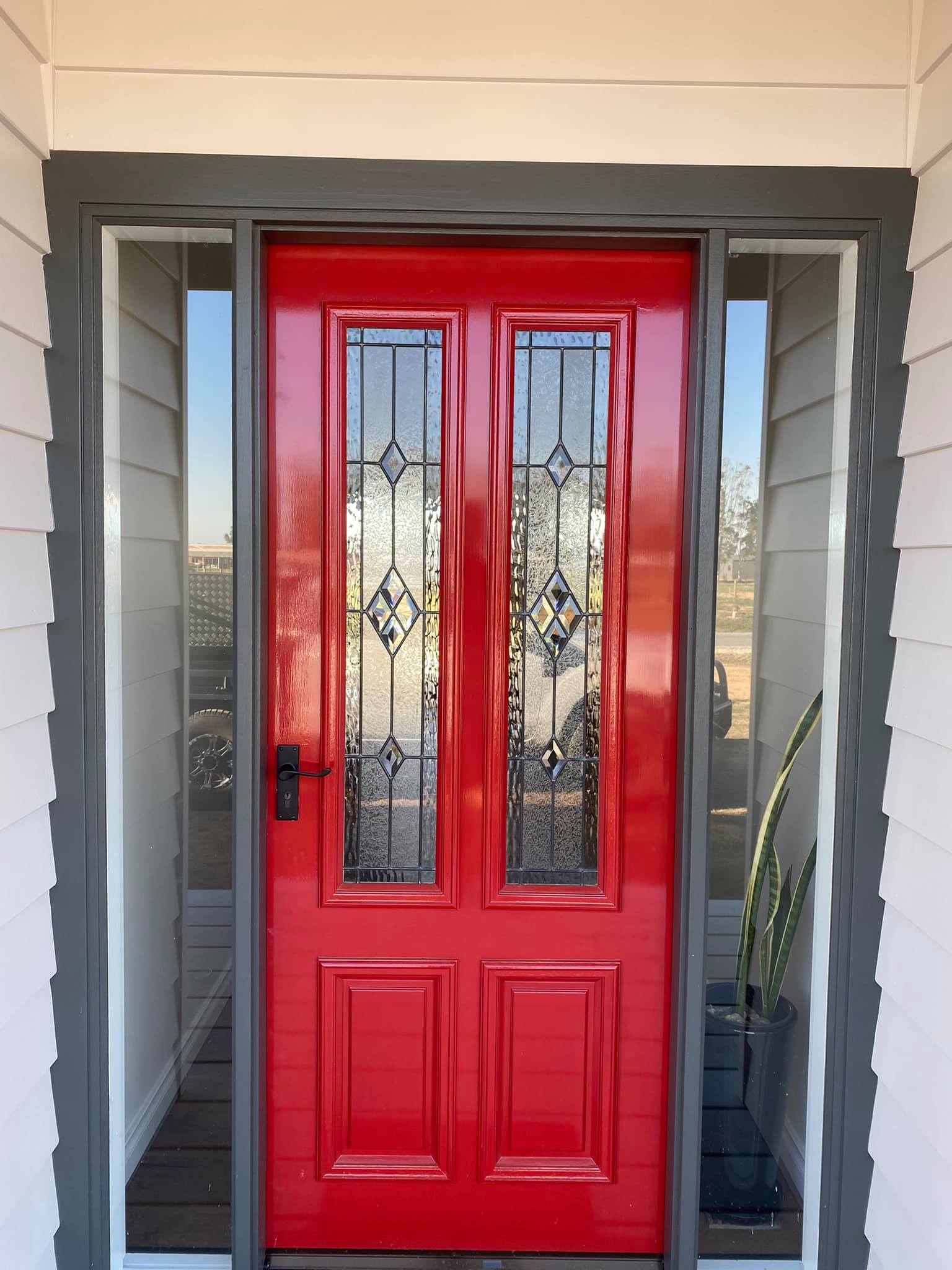 Stunning Front Door Colors For A Gray House