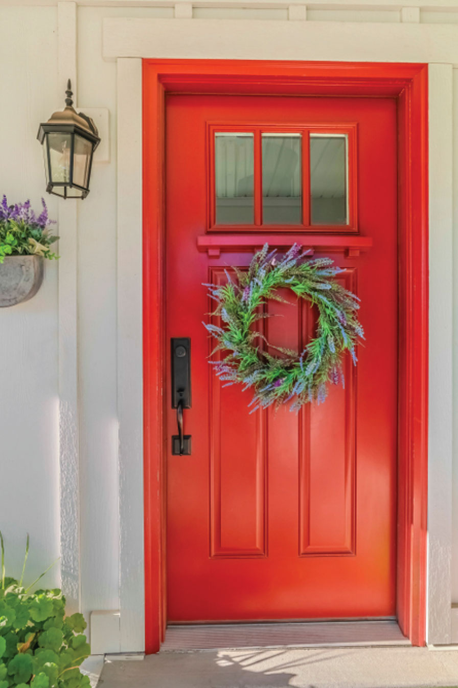 Stunning Front Door Colors For A Gray House