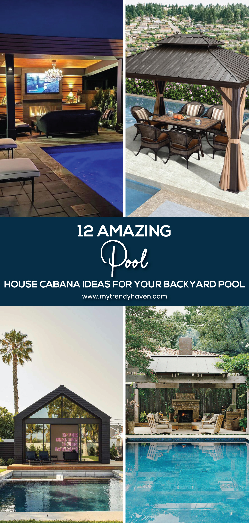 Amazing Pool House Cabana Ideas for Your Backyard Pool