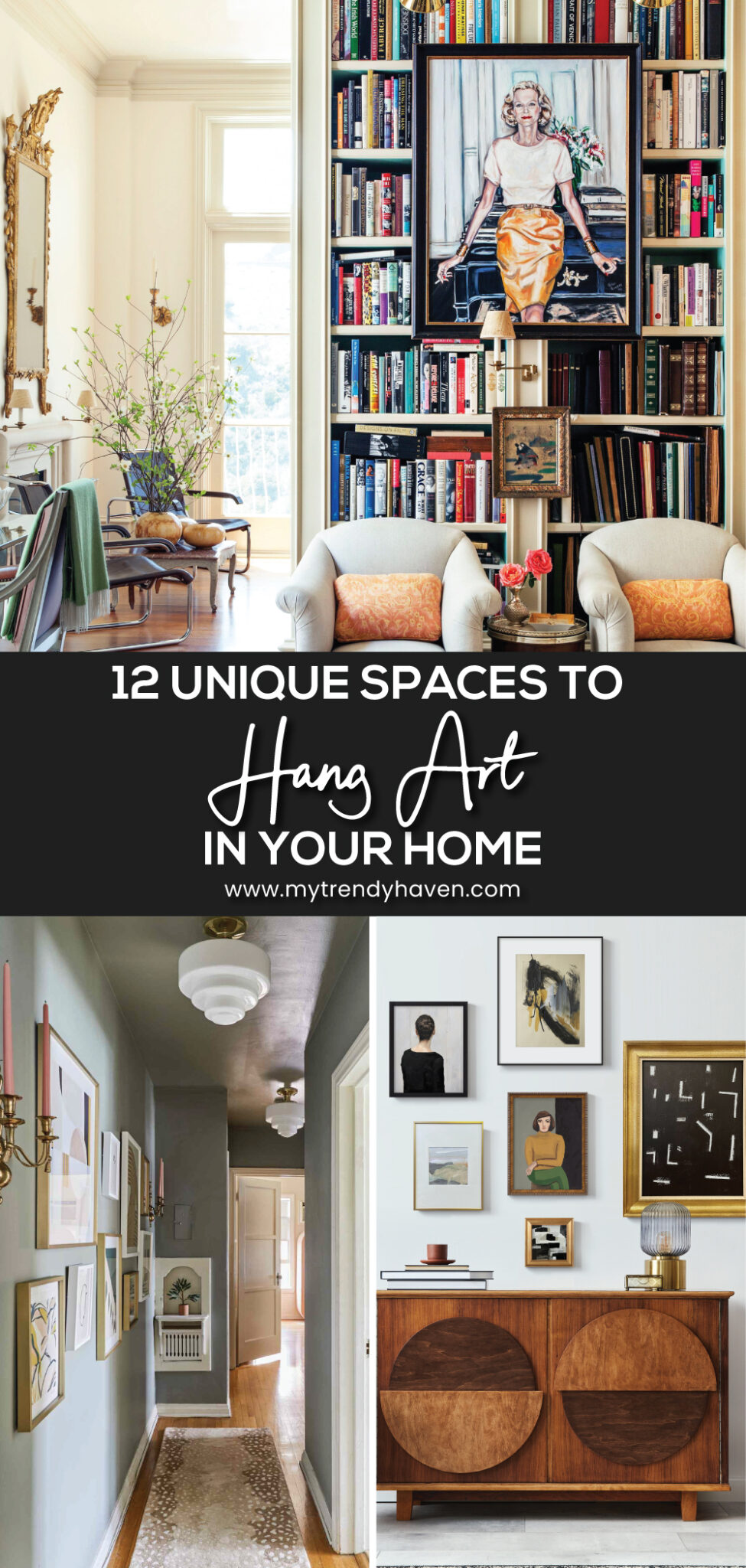 Unique spaces to hang art in your home