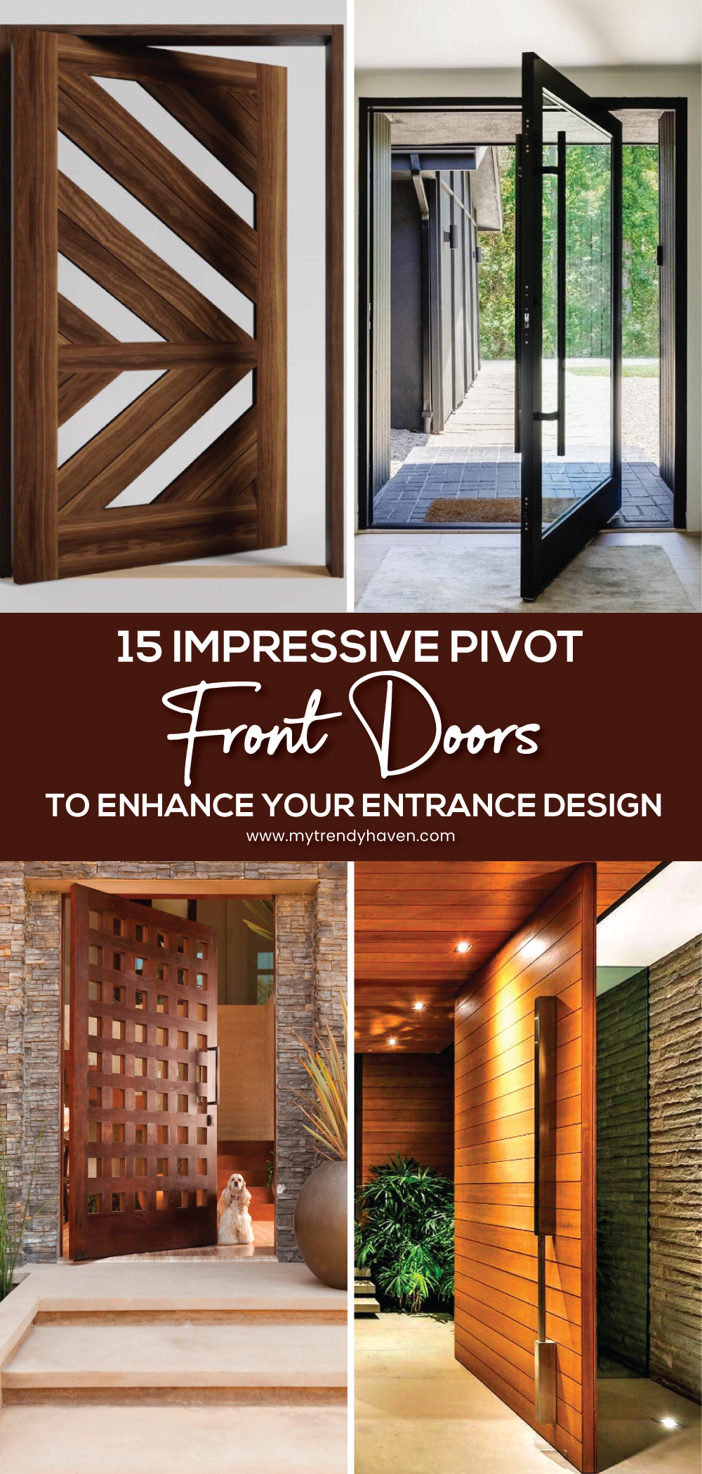 15 Impressive Pivot Front Doors to Enhance Your Entrance Design ...